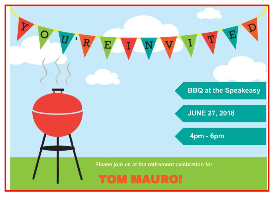 Retirement Celebration for Tom Mauro - Algoma